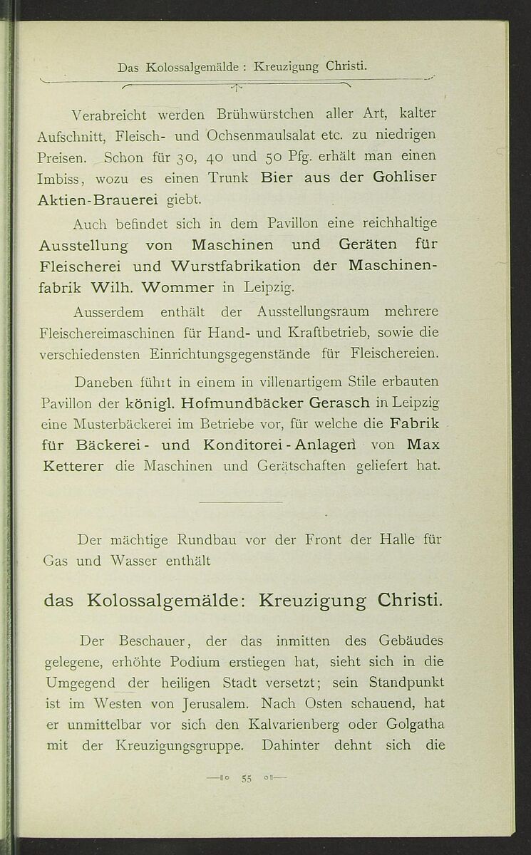 Panorama - Das Kolossalgemälde Kreuzigung Christi